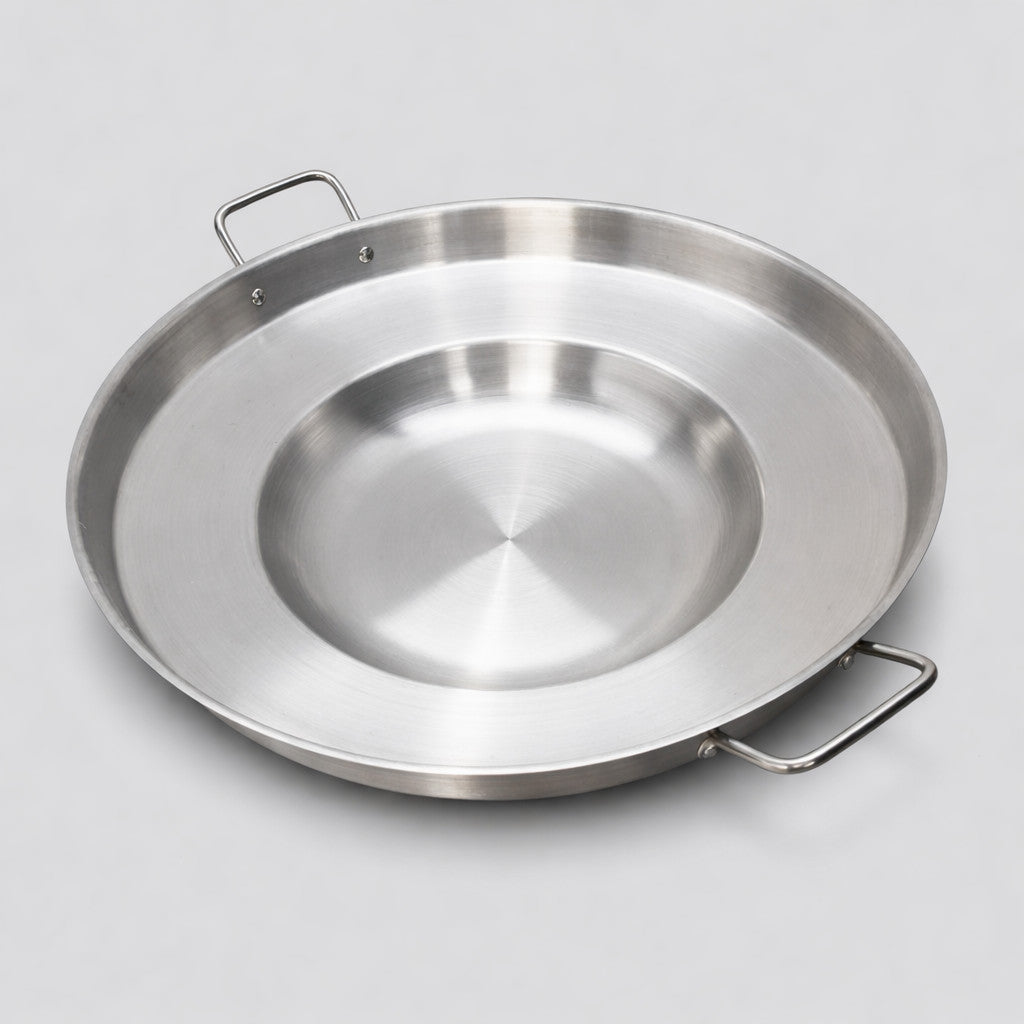 23" Round Stainless Steel Concave Comal Pozo – Taco Griddle, Grill & F ...