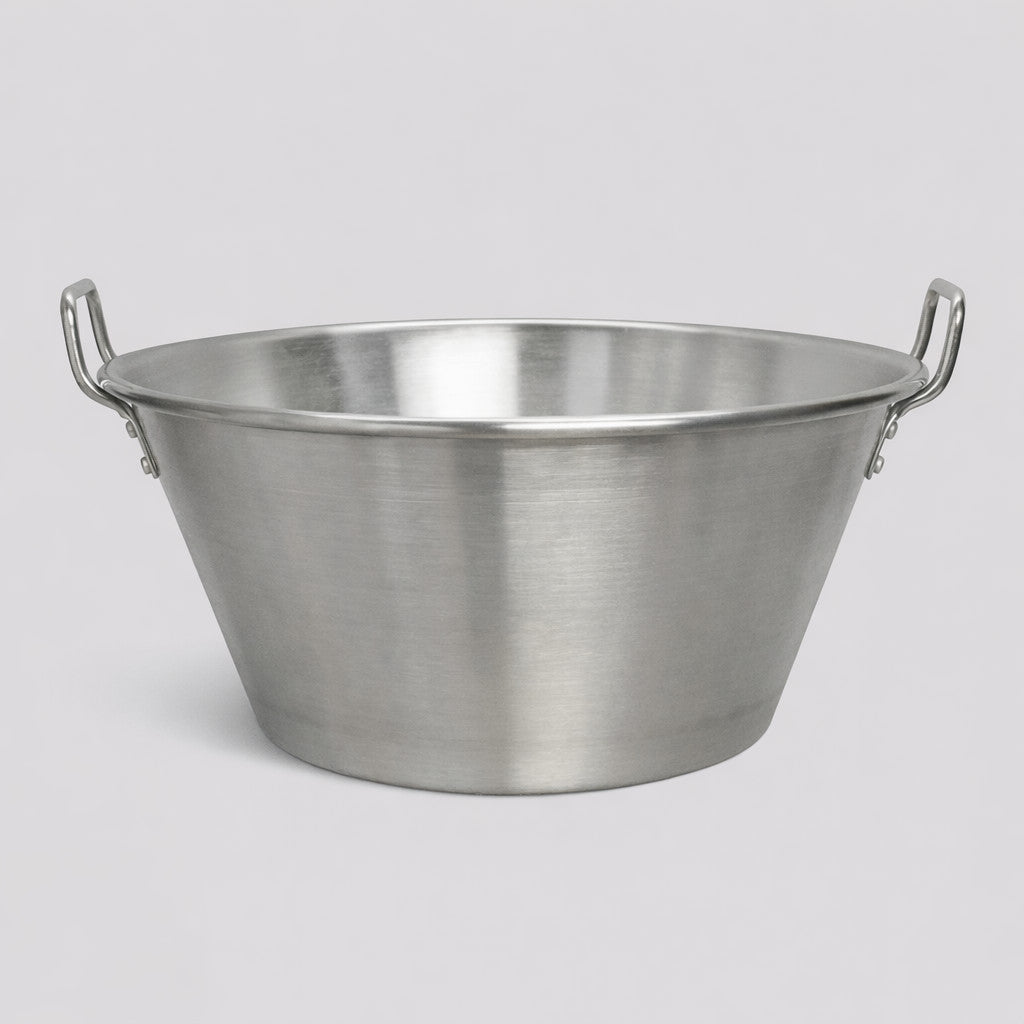 16" Stainless Steel Carnitas Cazo – Portable Flat Surface Cooking Pot ...