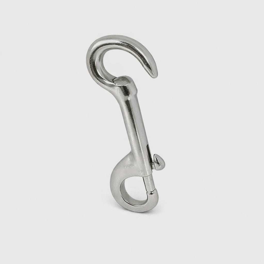 4 Pcs Marine T316 Stainless Steel 5"L Open Eye Bolt Snap Hook Snap Loc ...