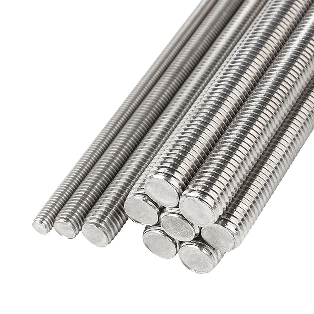 Stainless Steel Fully Threaded Rod, Bar Stud Screw Length Silver 6 Ft ...