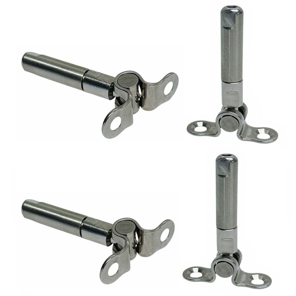 Marine 1/8" Push And Go Swageless Deck Toggle 1/8" Cable Stainless Ste ...