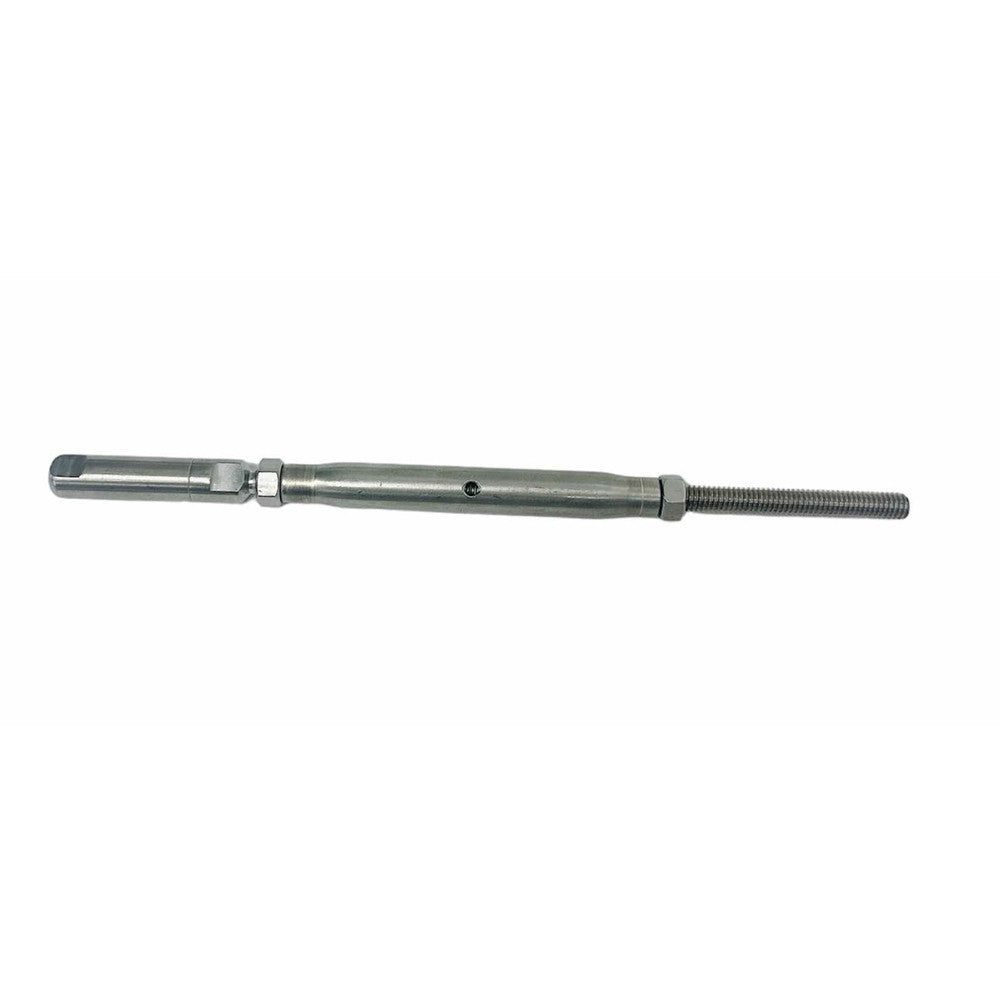 Marine 1/8" Push And Go Threaded Turnbuckle 1/4"-20 Thread T316 Stainl ...