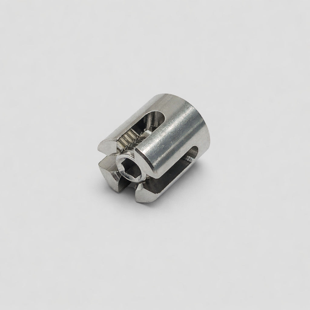 Marine T316 Stainless Steel Cross Cable Clamps for 1/8" Cable Wire Rop ...