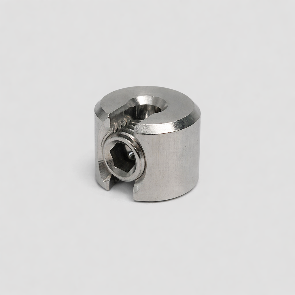 Marine Single Piece 3/16" Cable Clamp Railing Rope Wire StainMarine T3 ...