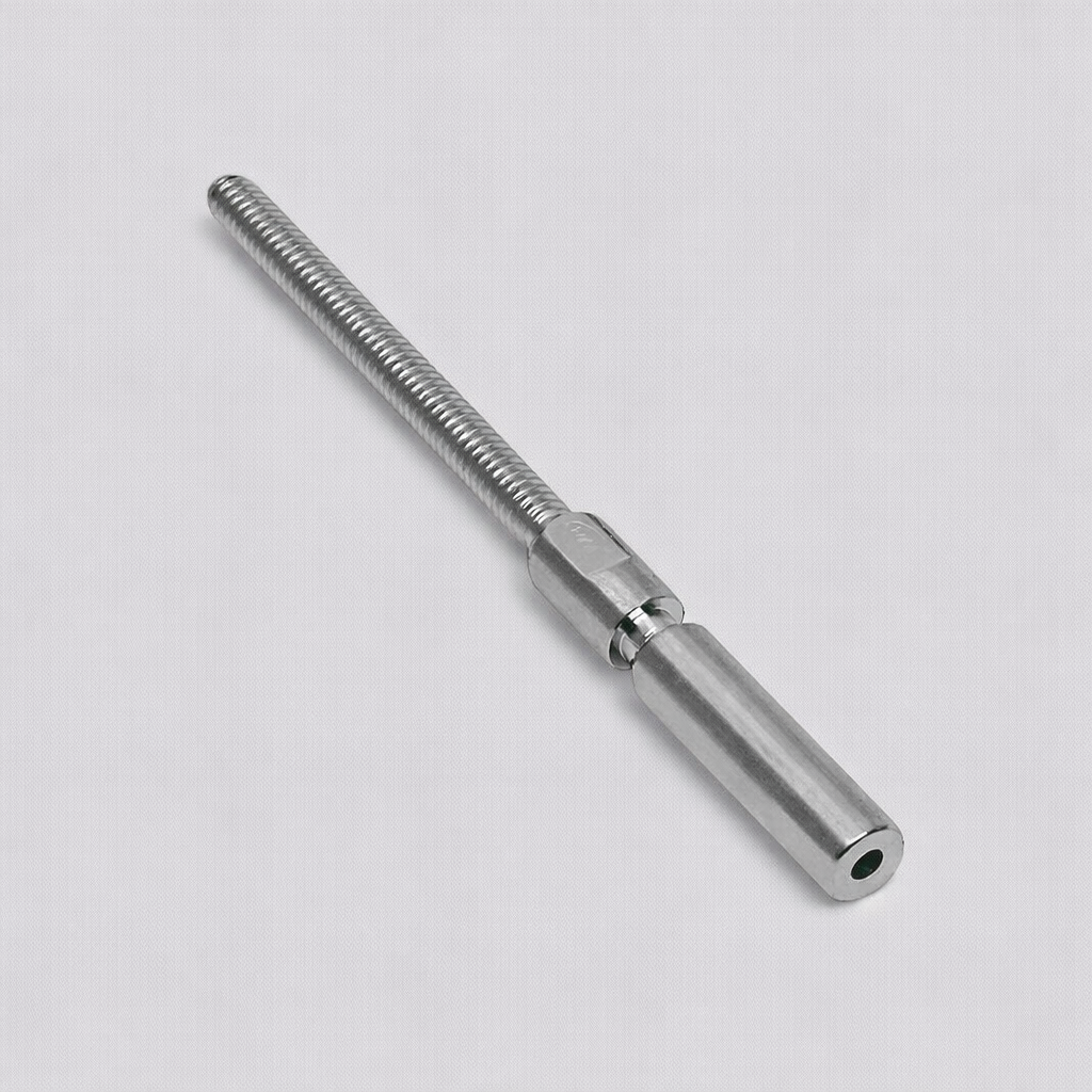 4 Pcs Marine T316 Stainless Steel 3/8" Deck Toggle & Swage Stud Turnbu ...