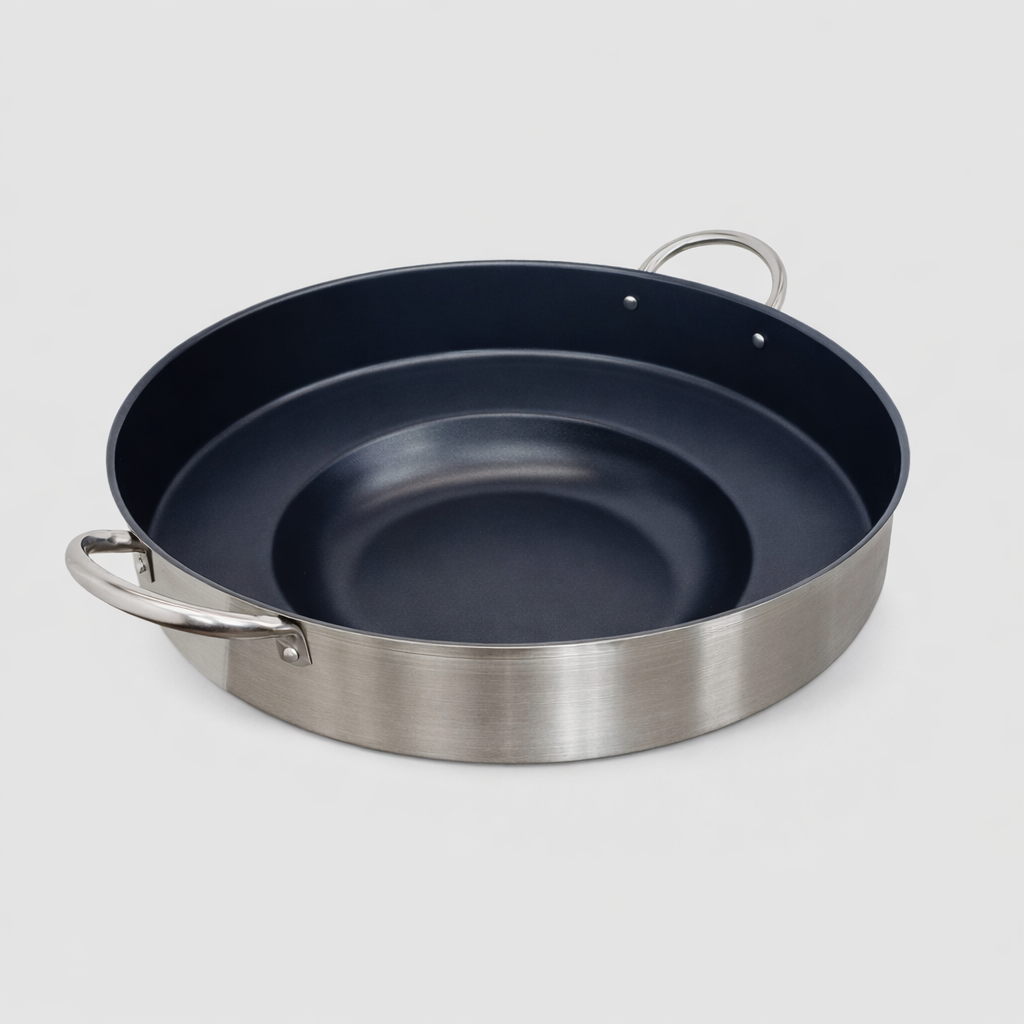 23" x 7" Heavy Duty Stainless Steel Comal Concave Outdoor Para Carnita ...