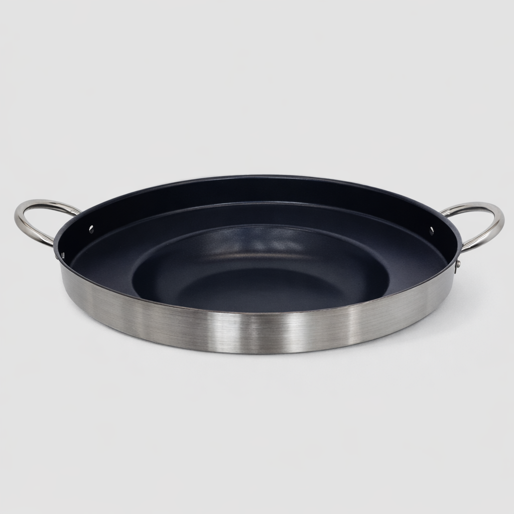 23" x 5" Heavy Duty Stainless Steel Comal Concave Outdoor Para Carnita ...