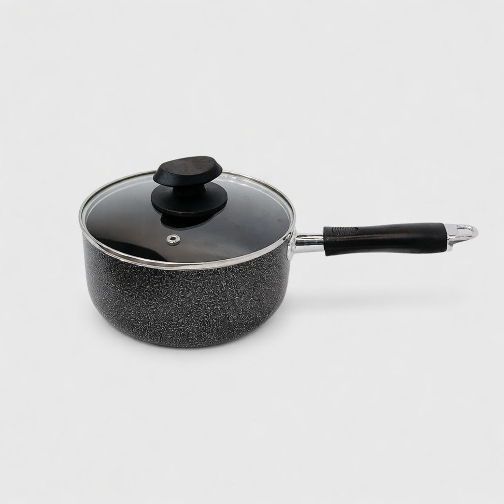 2 Qt Nonstick Saucepan with Lid, 7" (18CM) Sauce Pan, Ergonomic Cool-T ...