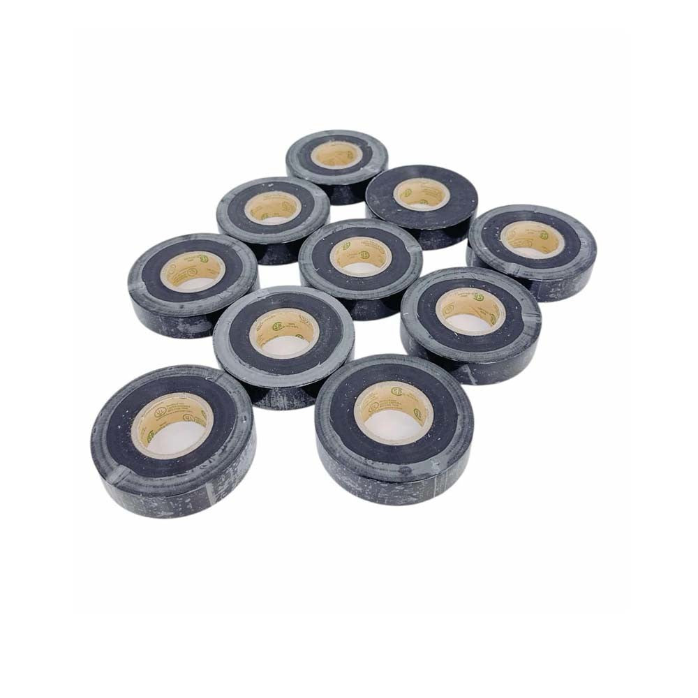 10 Pack Vinyl Electrical Tape–3/4" x 60 Ft, Multi-Purpose PVC UL Elect ...