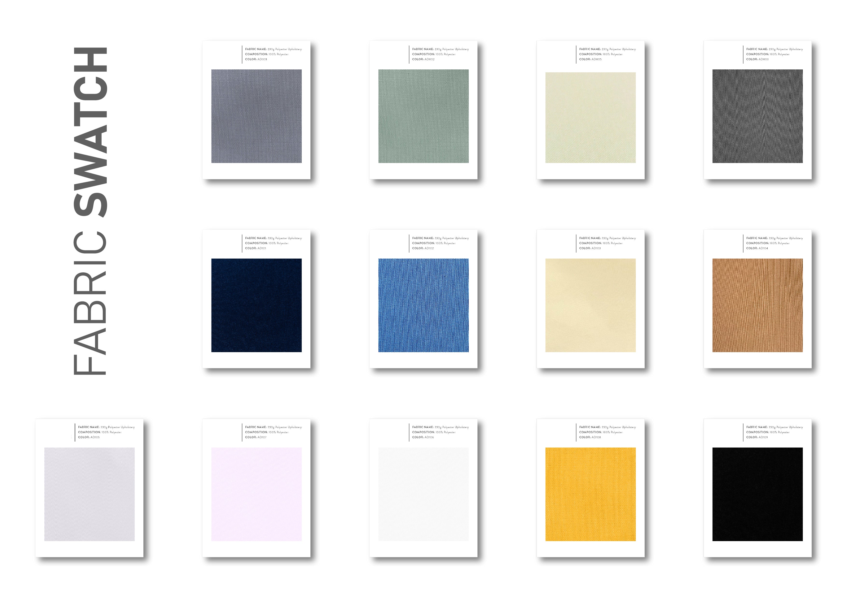 Polyester Fabric Sample Swatch Set for Outdoor Daybed,Patio Porch Swin ...