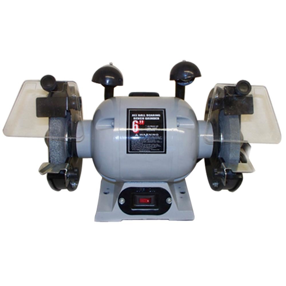 1/2 HP Ball Bearing 6" Dual Wheel Grinder Flexible Lamp 3550 RPM – DBM ...