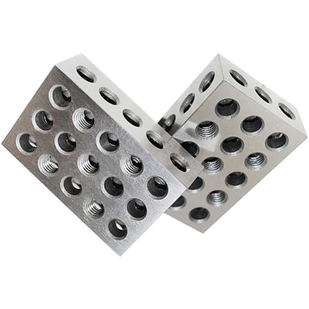 1x2x3 Metal Blocks 23 Holes Milling Drilling Machining Precision Block ...