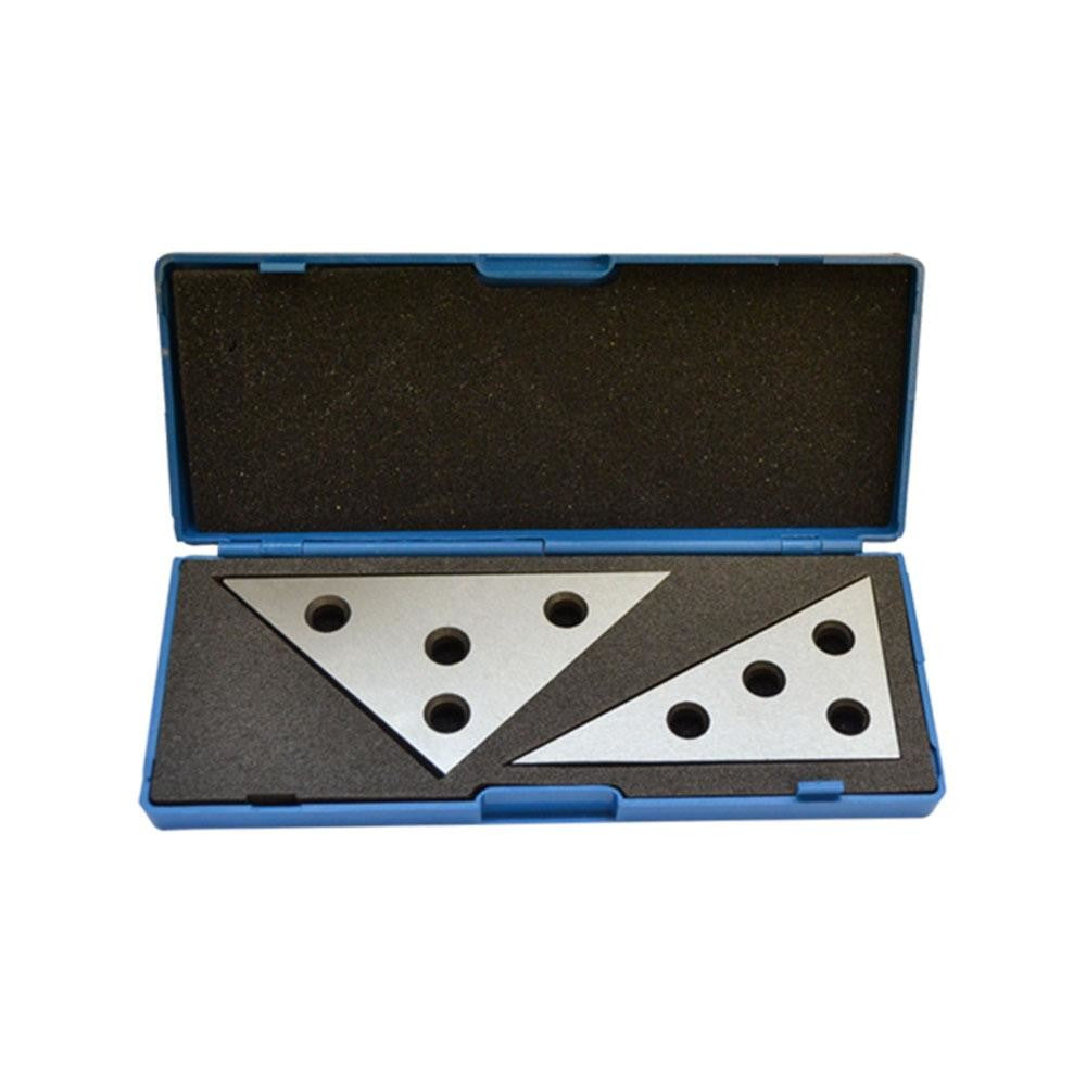 2 Pc 45 45 90 Degree and 30 60 90 Degree Solid Angle Plates Machinist ...