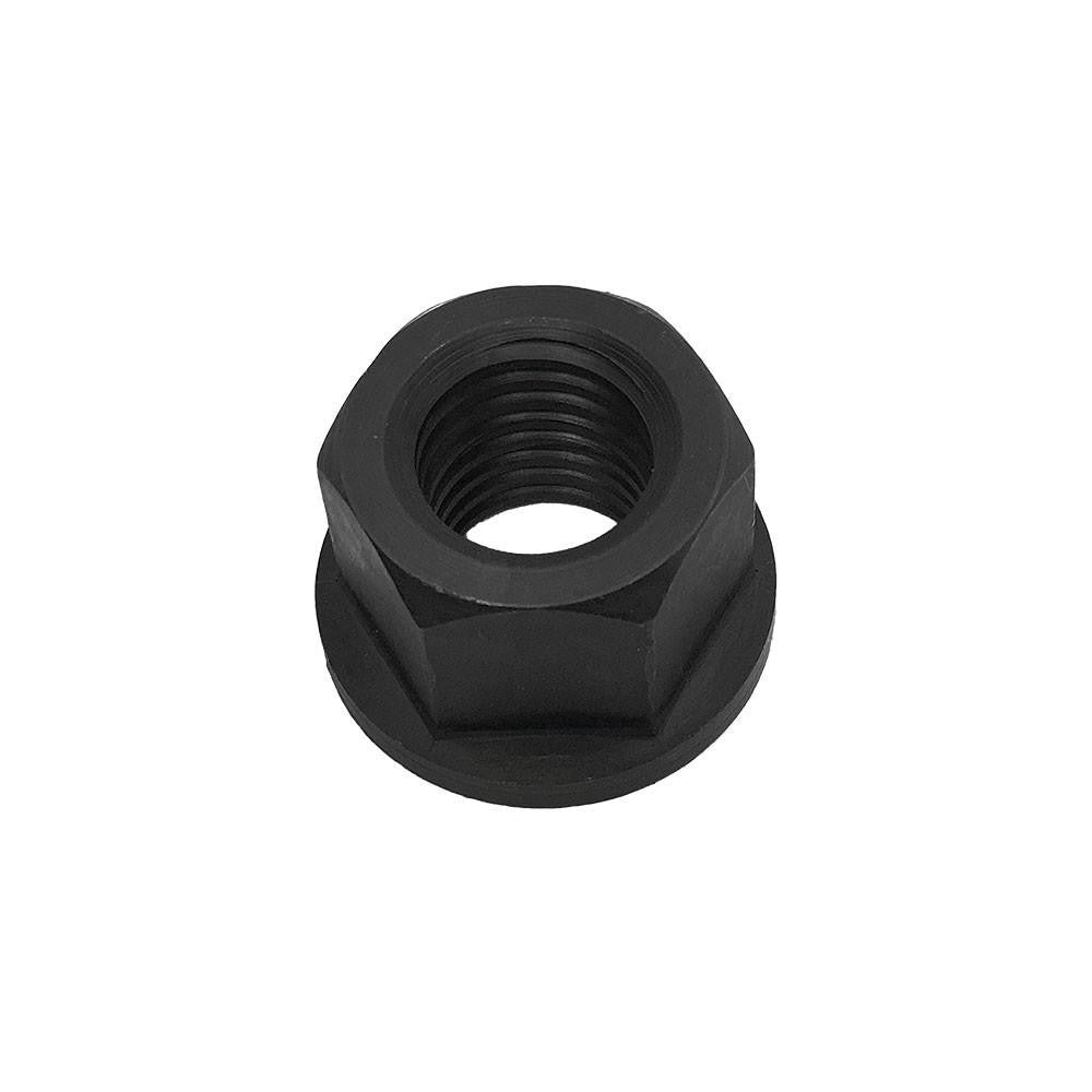 2 Pc Thread Flange Nut 5/8''-11 Steel Hex Threading Black Oxide Finish ...