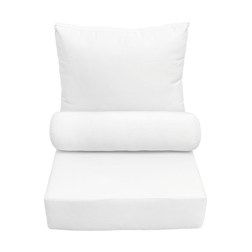 26 x 30 x 6 Knife Edge Large Outdoor Deep Seat Back Rest Bolster Cover ...