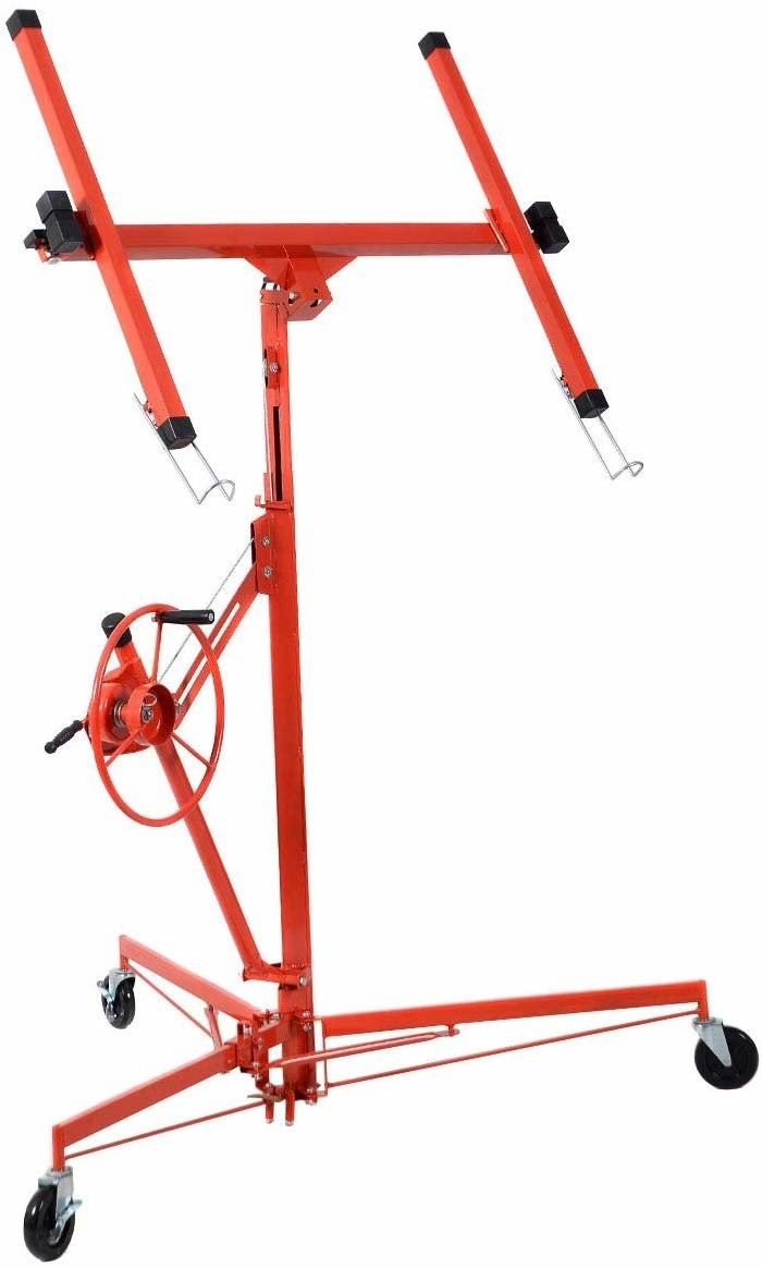 Drywall & Panel Hoist Lift Jack, 150 lb Capacity, 4 x 16 Ft Sheetrock ...