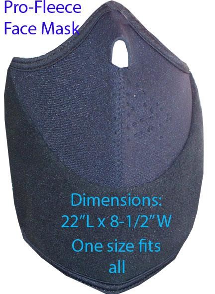 FLEECE FACE MASK Cold Weather Windbreaker - Black – DBM IMPORTERS