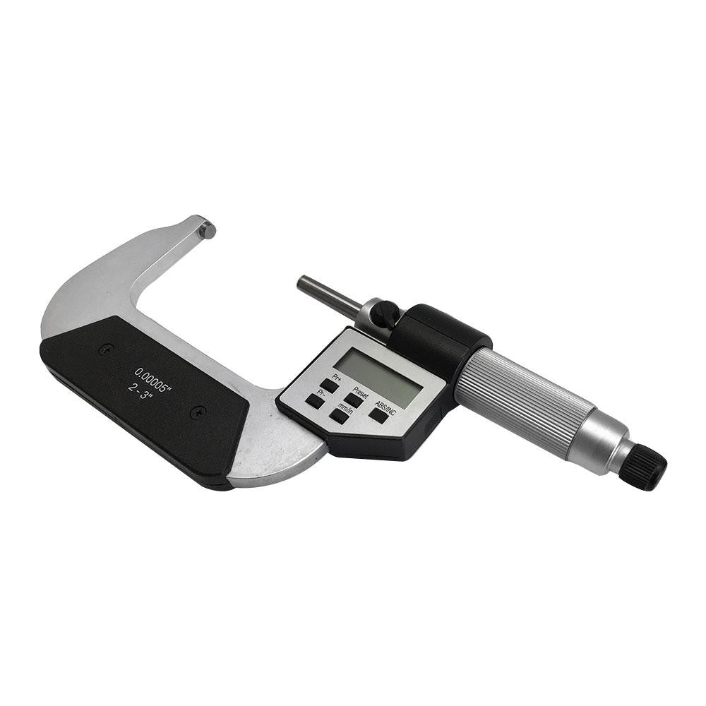 IP54 5-Key Direct RS-232 Electronic Digital Outside Micrometers 0.0000 ...