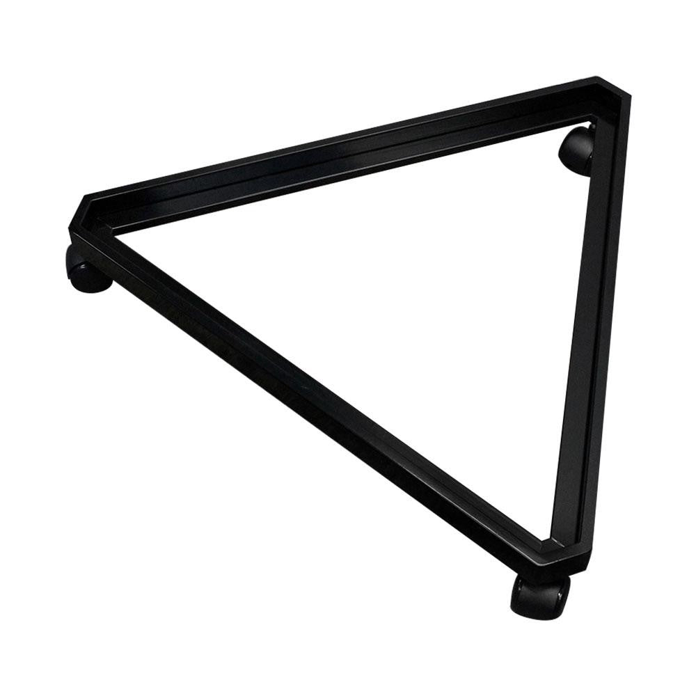 Rolling Triangle Dolly Base 3 Way BLACK Casters 24" x 27" Display Grid ...