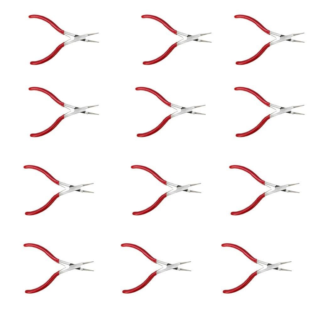 Round Nose 5-1/2'' Double Spring Plier Beading Headpin Curling Bending ...