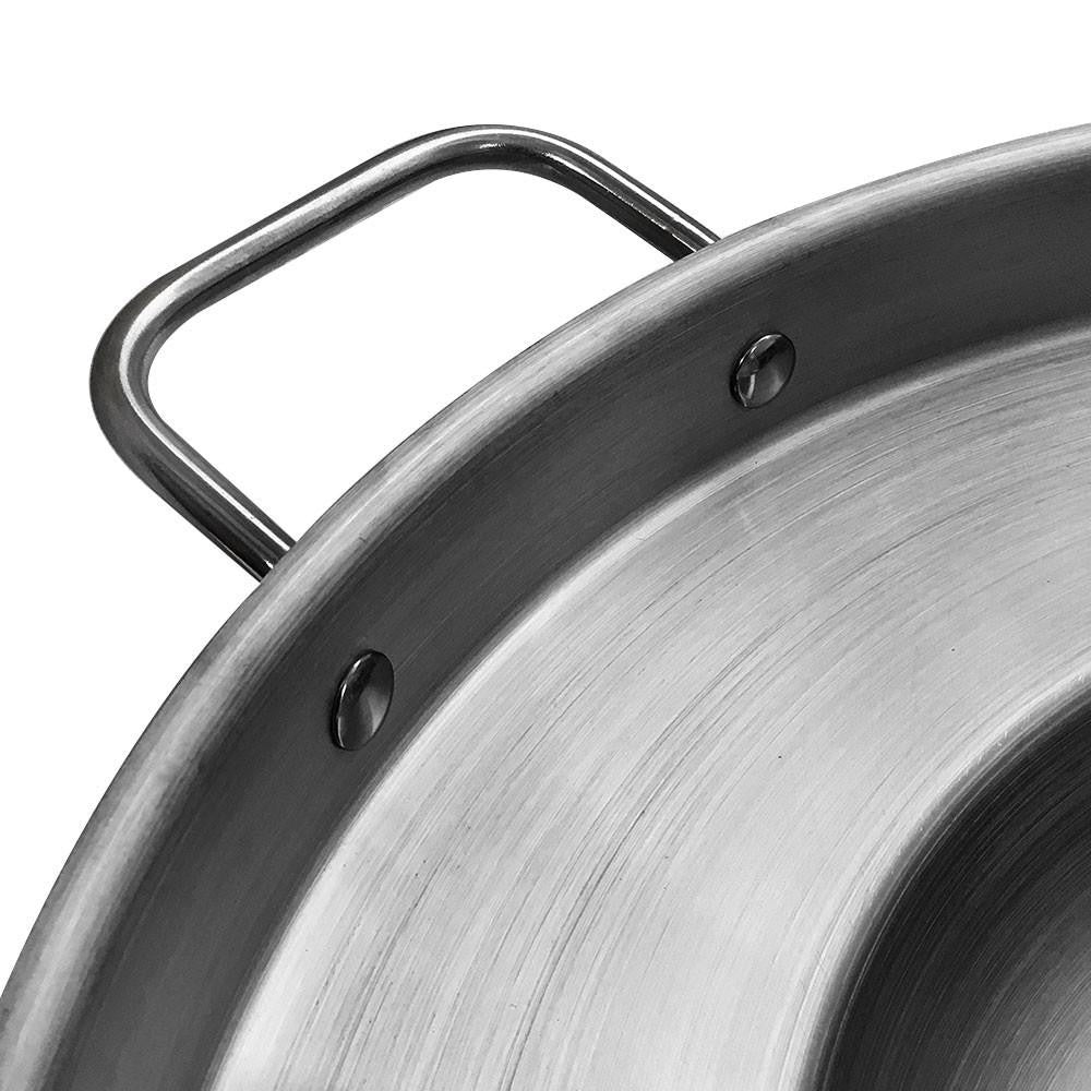 Stainless Steel Concave Comal Frying Pan 3-1/2'' Depth Cookware – DBM ...