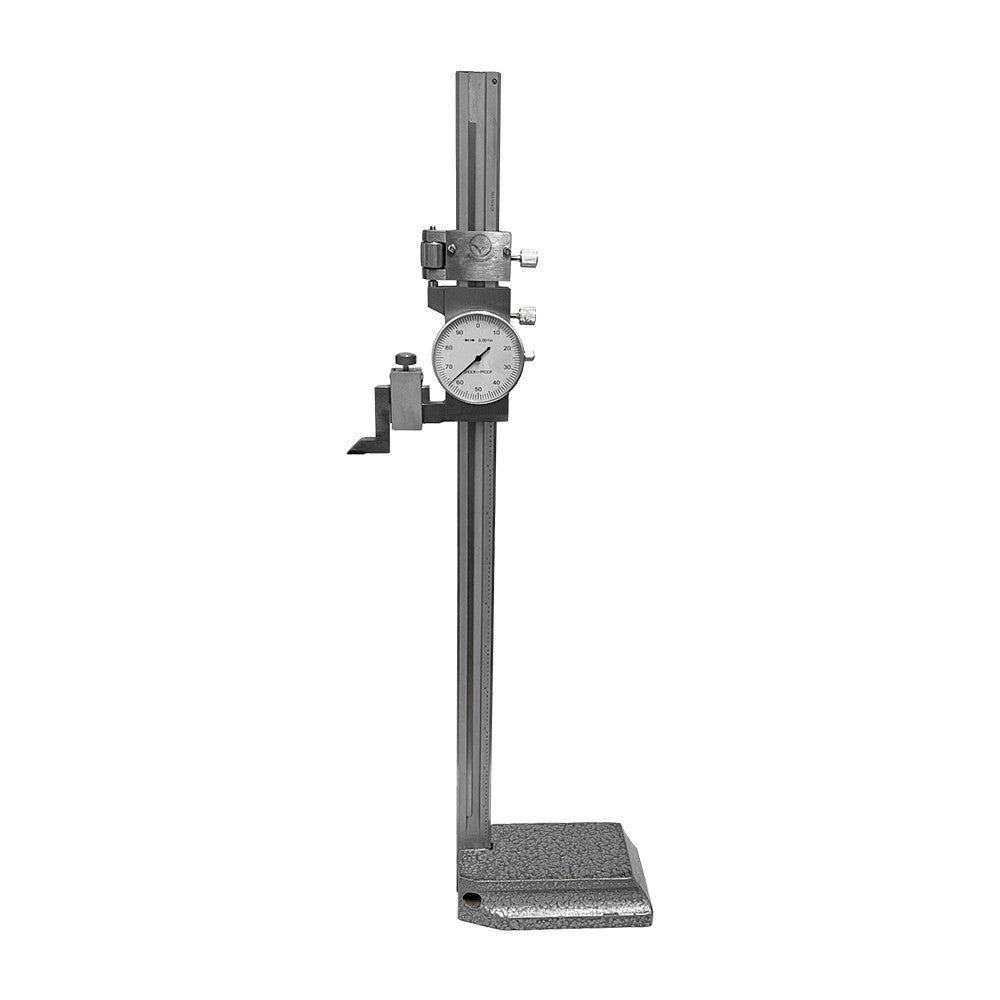 Stainless Steel Single Column Dial Height Gage 0-12",Shock Proof,.001 ...