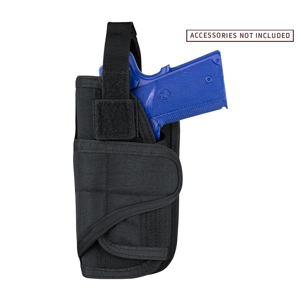 BLACK Tactical Vertical Universal MOLLE Modular Holster 8"H x 3.75"W x ...