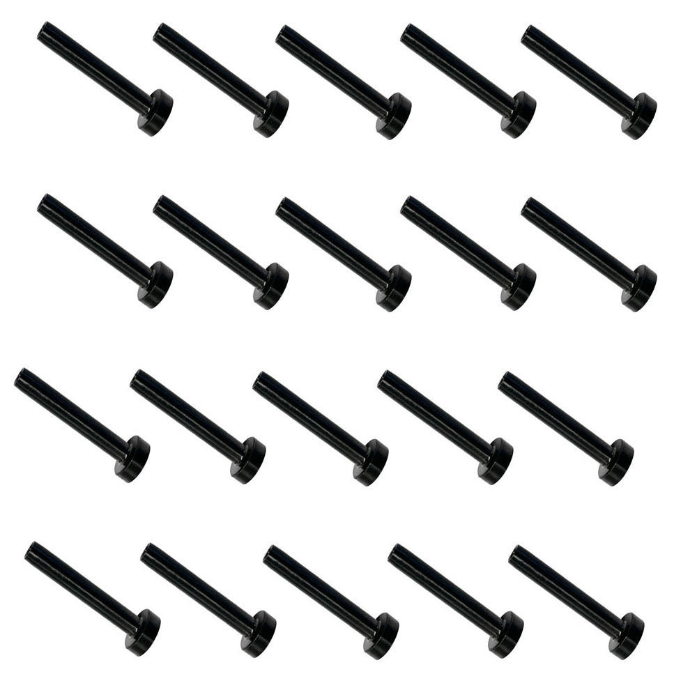 T316 Stainless Steel,Black Oxide Cable Railing Dome Swage For 3/16" Ca ...