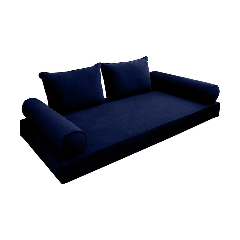 COVER ONLY Model V4 Full Velvet Same Pipe Indoor Daybed Mattress Cushi ...