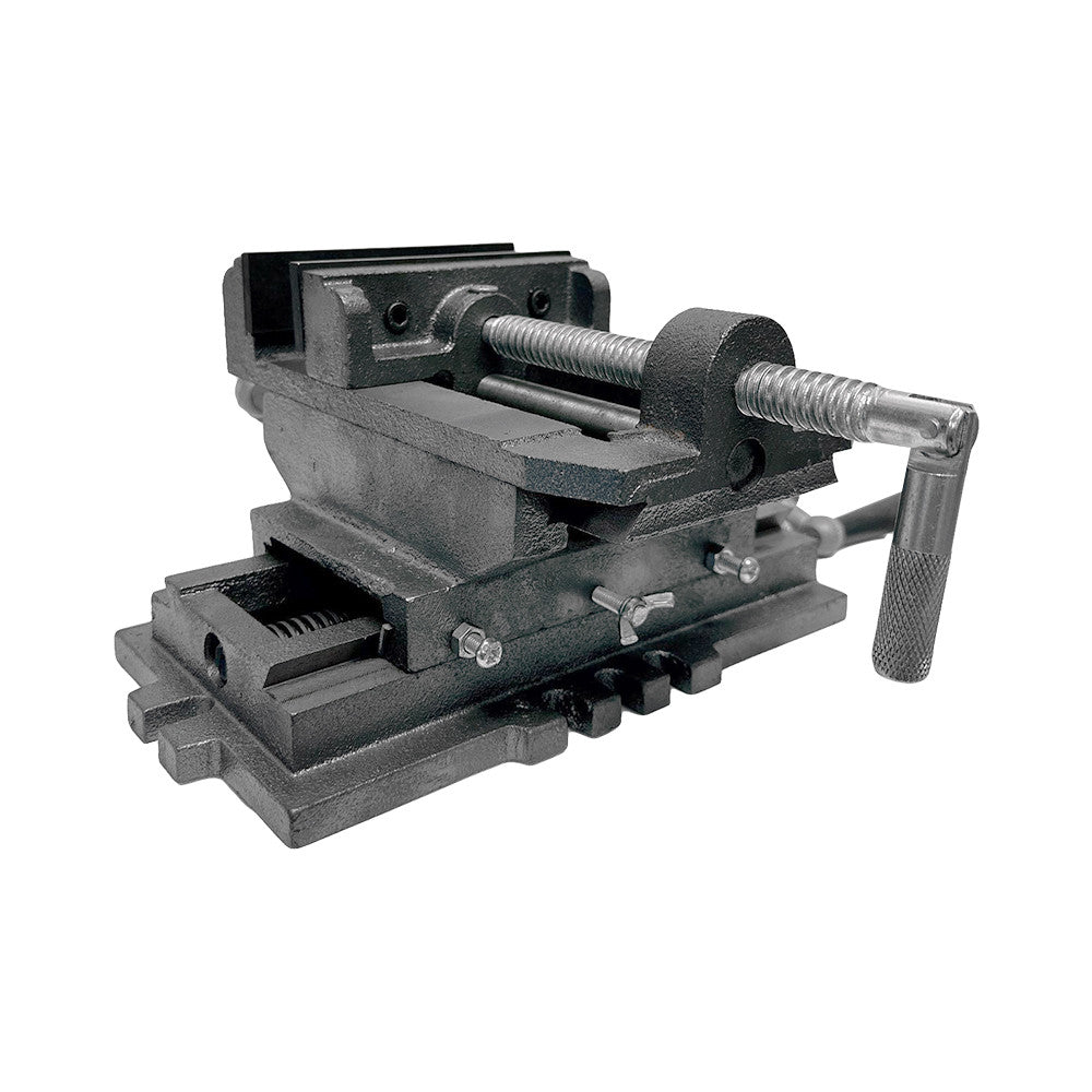 Heavy Duty 5" Cross Slide Drill Press Vise,2 Way X-Y Clamp Vise, 5" Ja ...