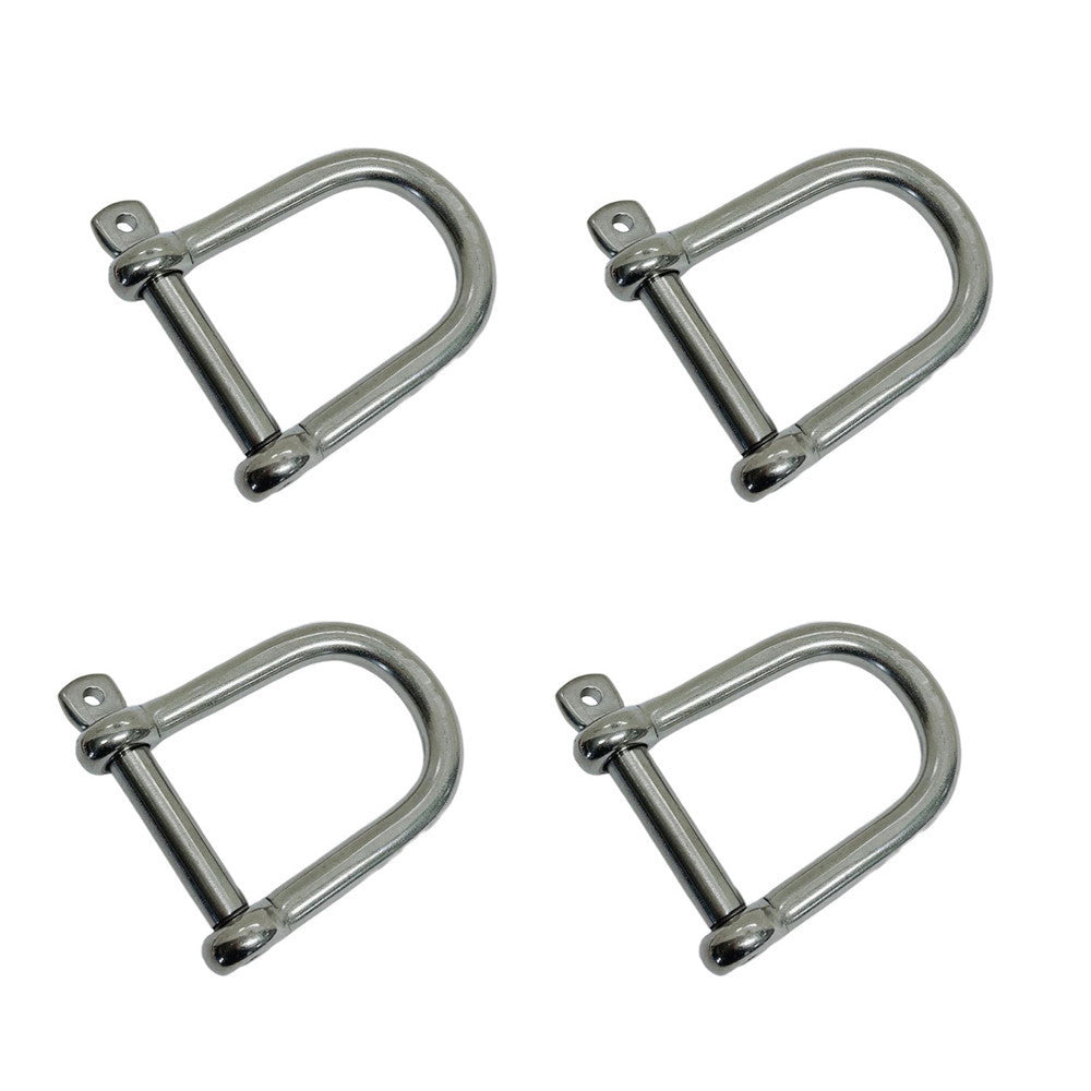 Wide D-Shackle With Screw Pin Marine Grade Stainless Steel T316 – DBM ...