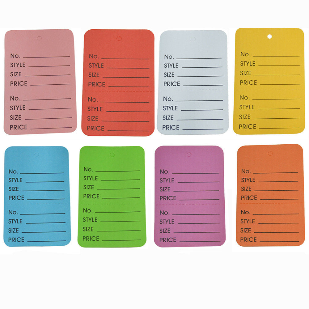 Large Merchandise Coupon Price Tag Perforated Without String 1-3/4"x 2 ...