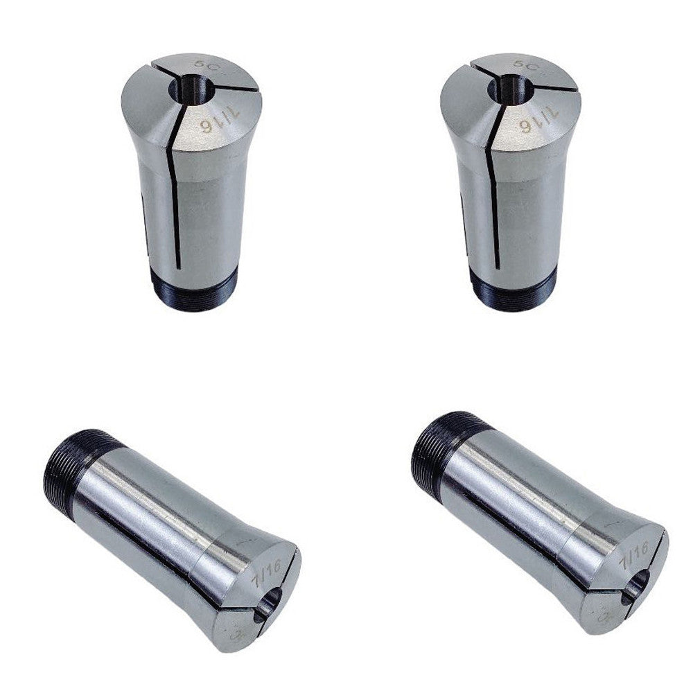 Hardened Steel 7/16" Precision Round 5C Collet Chuck Lathe 4 Pcs – DBM ...